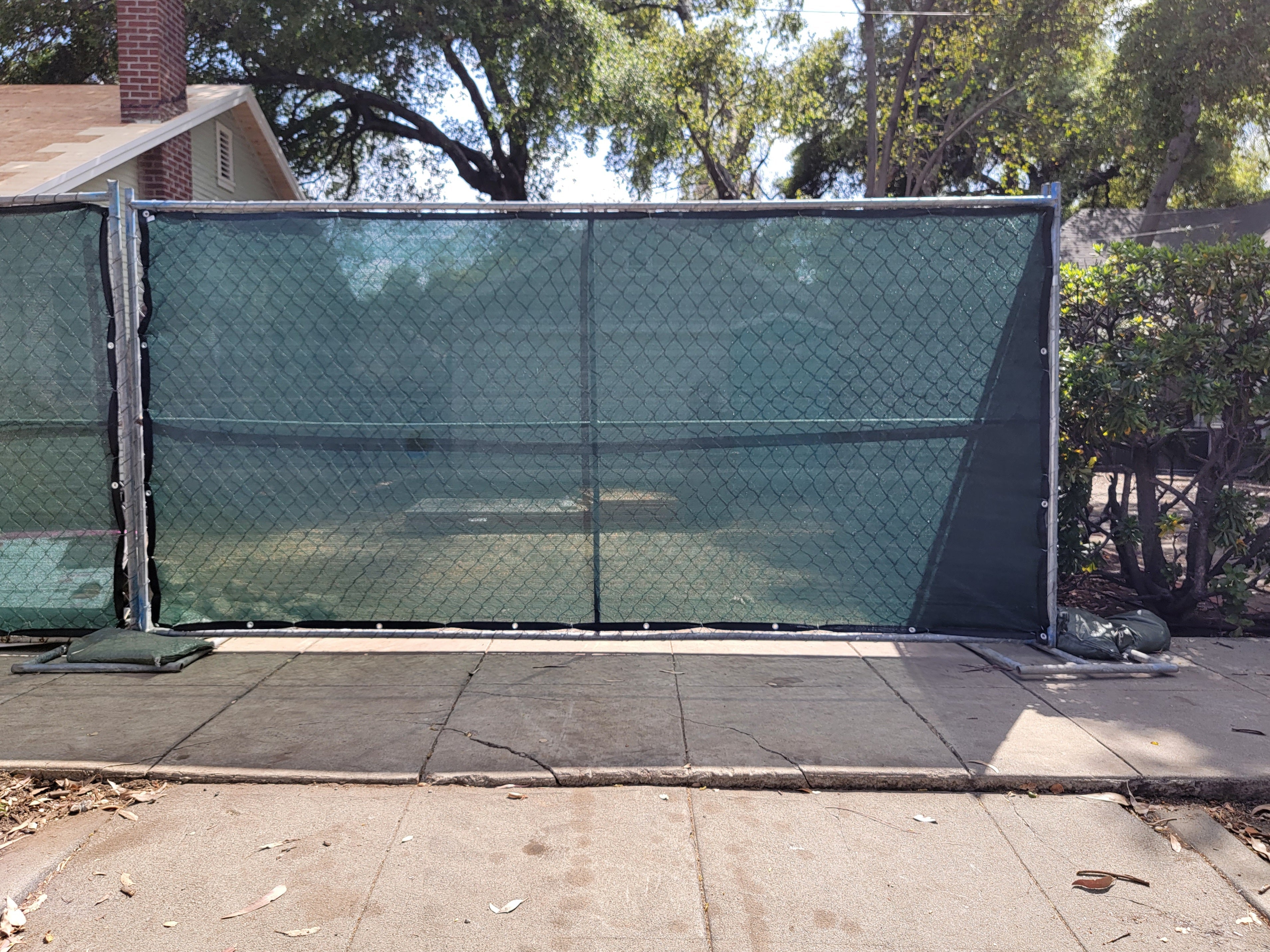 HEAVY DUTY 6' x 12' Temporary Fence Panel Screens – Windscreen Supply ...
